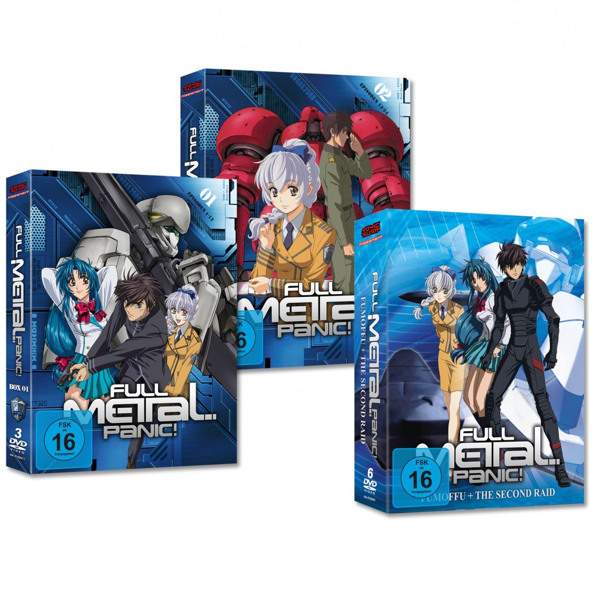 Full Metal Panic! Mega-Bundle DVD (FMP! + Fumoffu + 2nd Raid ...