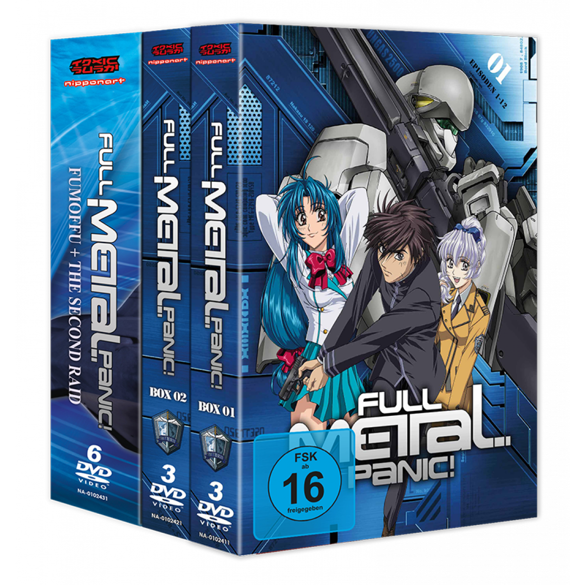 Full Metal Panic! Mega-Bundle DVD (FMP! + Fumoffu + 2nd Raid ...