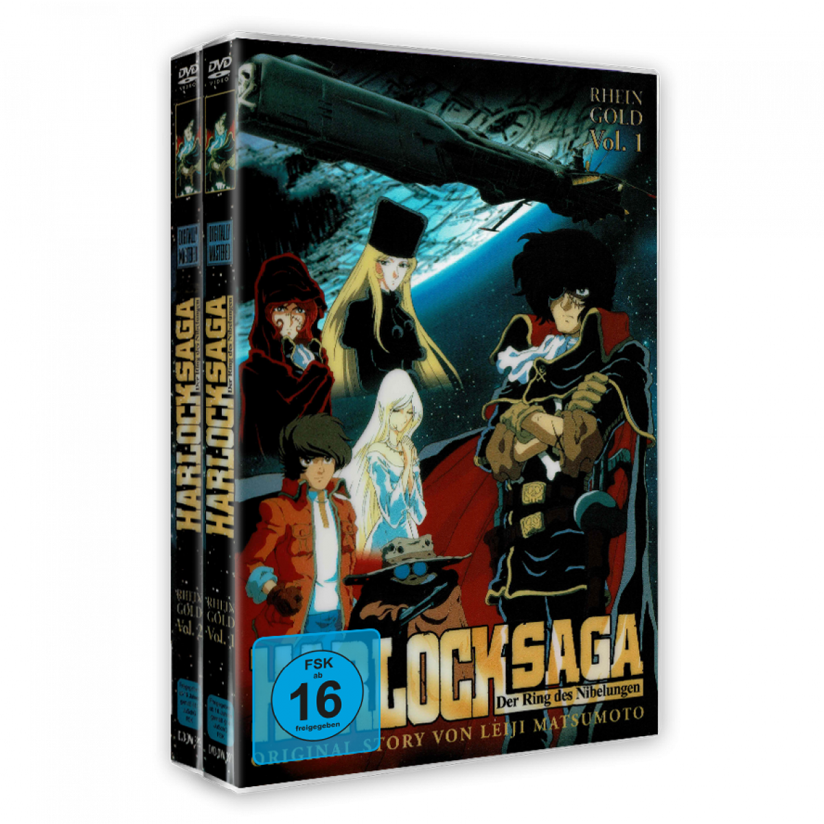 Harlock Saga, Komplett-Set 2 DVDs - nipponart Anime & Manga Shop