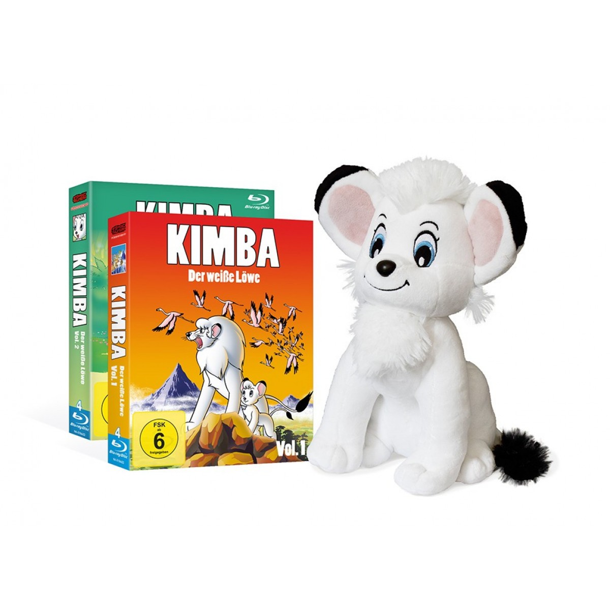 Kimba, der weiße Löwe (1965-1966) Blu-ray Bundle inkl. Stofftier ...