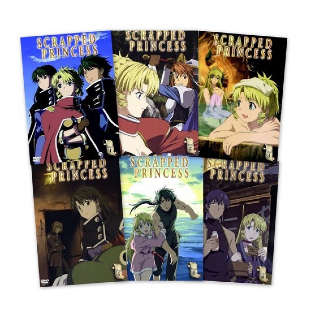Scrapped Princess Komplett-Set, Vol. 01 - 06 - nipponart Anime & Manga Shop
